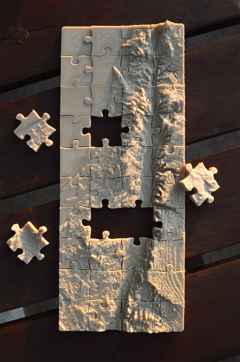3D printable Israel Puzzle – IsraCandle